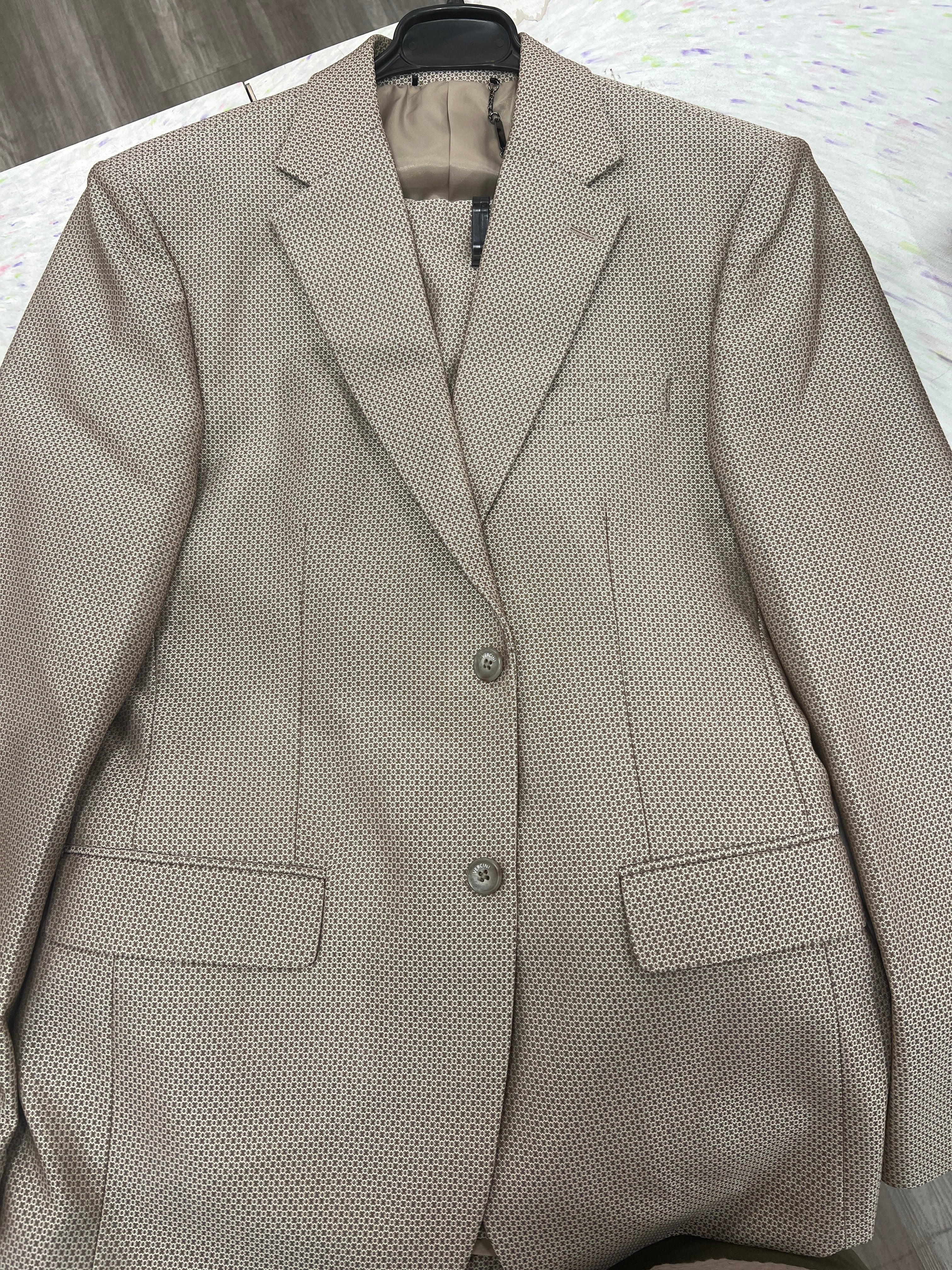 Premium Textured Micro-Pattern Suit Blazer – Vercini