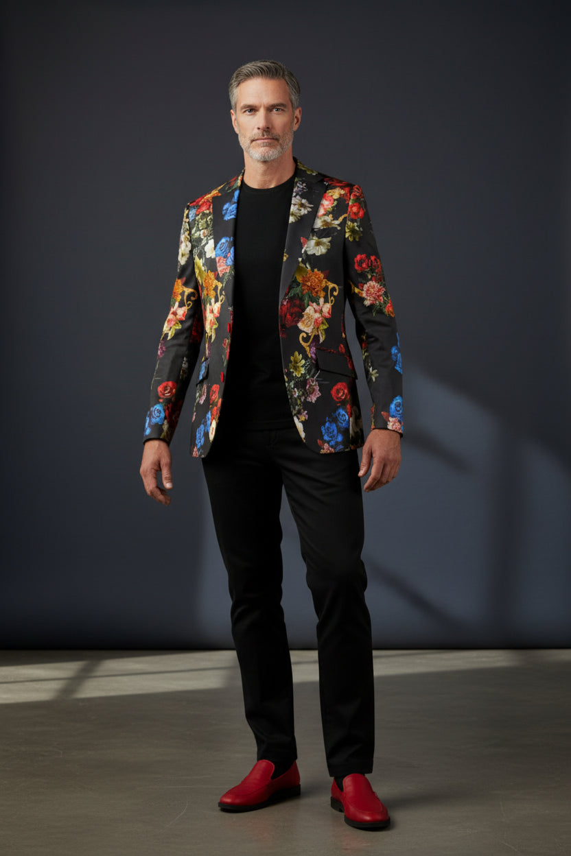 Vercini® Art-Driven Statement Blazers in Floral, Abstract & Animal Pri